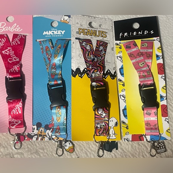 Barbie | Accessories | Set Of 4 Lanyards A Variety Of Colors And ...